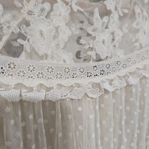spell DAWN LACE mini playdress